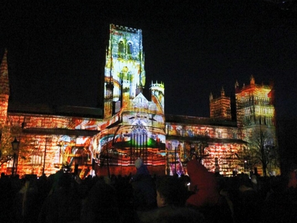 A LOOK INSIDE DURHAM LUMIERE LIGHT FESTIVAL 2015